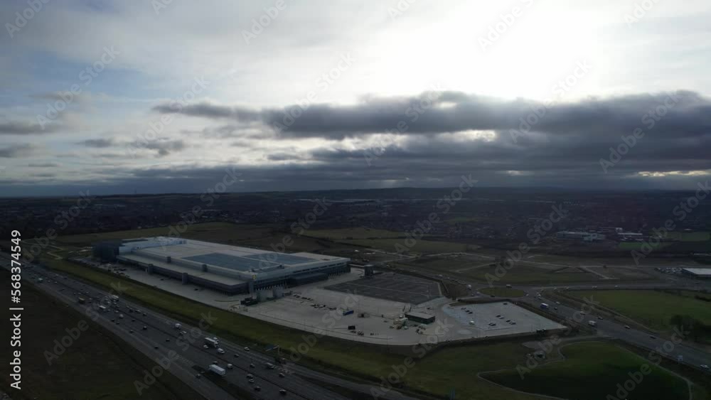 Time Lapse Aerial Footage of British Motorways and Traffic Just Before ...