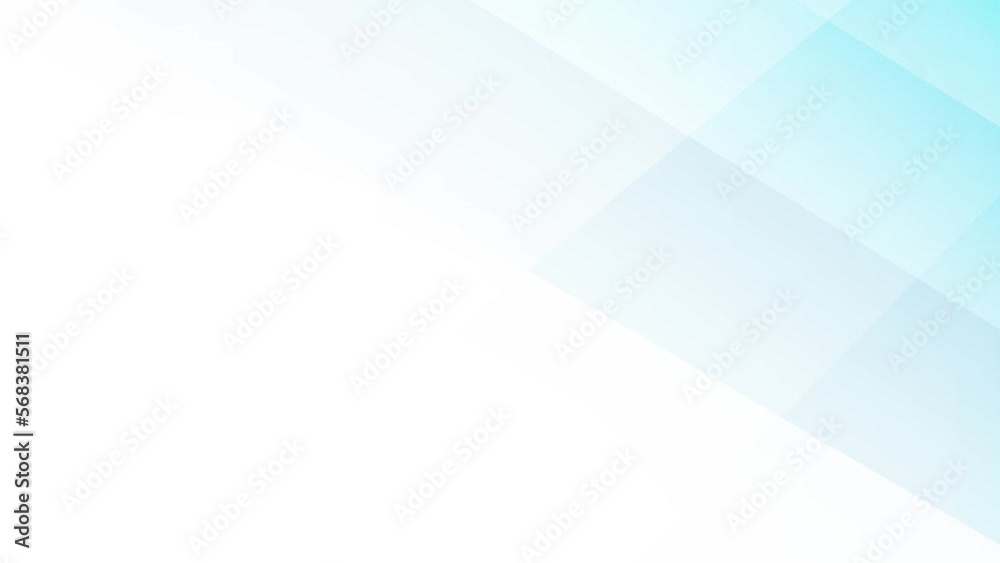 2D flat Animations loop 4K Blue color background abstract art with ...