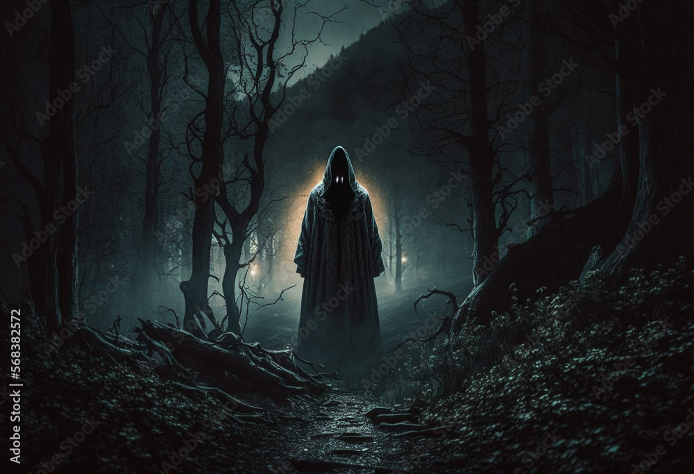 A Chilling AI-Generated Render of a Supernatural Forest Haunting: A ...