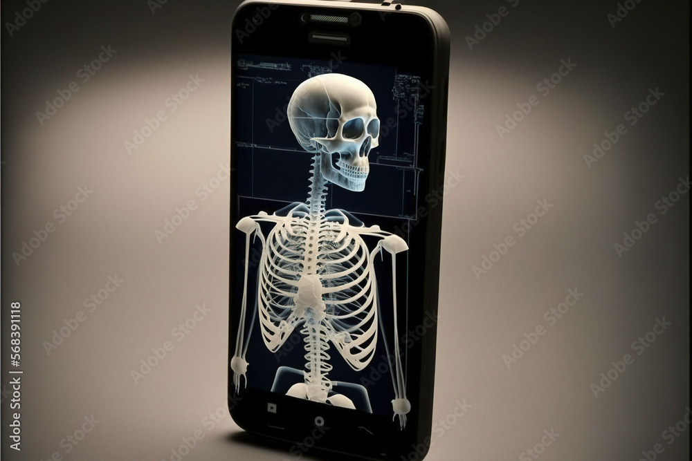 Human x-ray style. X-ray of Raw whole skull human. Creative Art ...