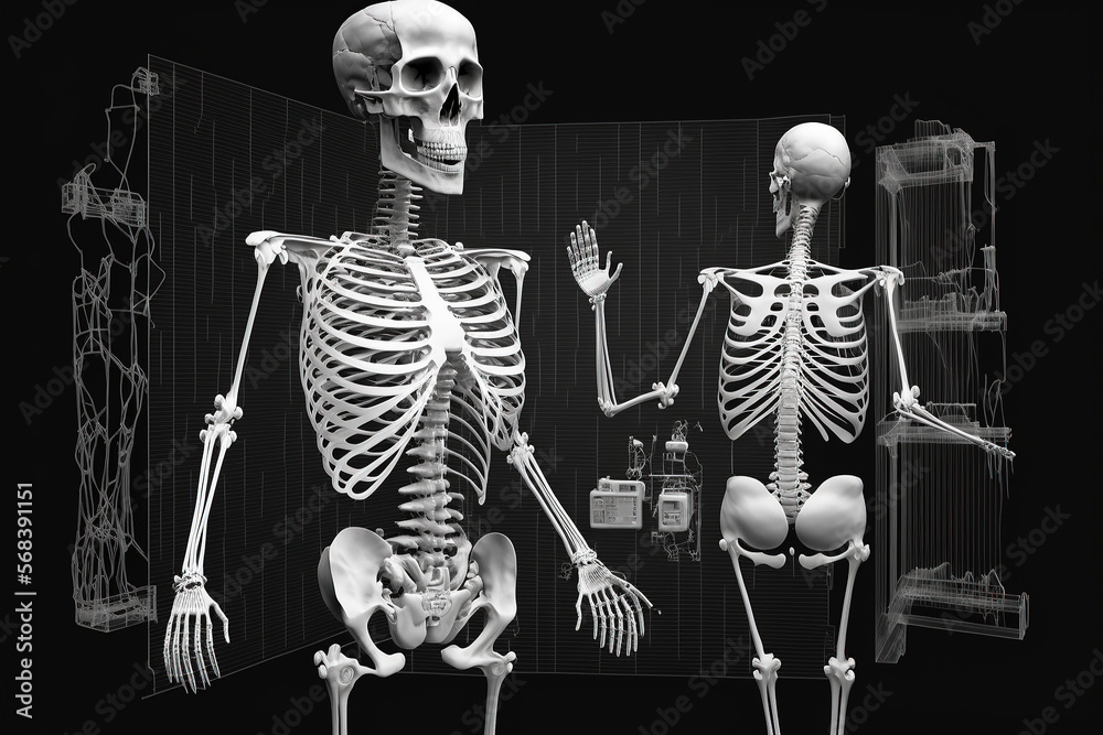 Human x-ray style. X-ray of Raw whole skull human. Creative Art ...