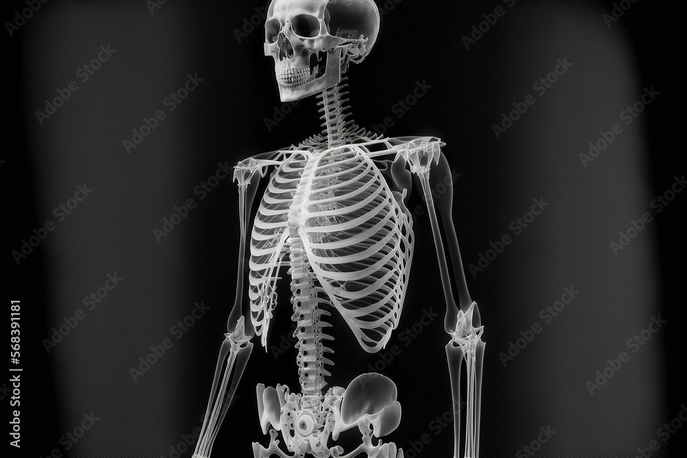 Human x-ray style. X-ray of Raw whole skull human. Creative Art ...