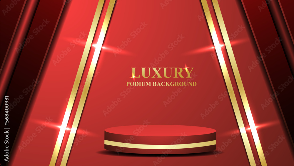 abstract landscape 4k luxury on black, red, gold, background, dark with ...