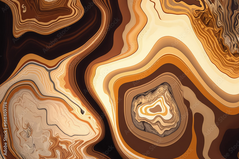 The rustic matt emperador breccia agate quartzite surface, the natural ...