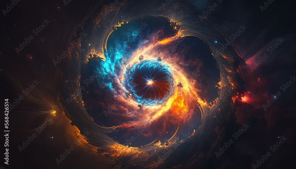 Stunning realistic wallpaper of a Supernova. Deep space, starry ...