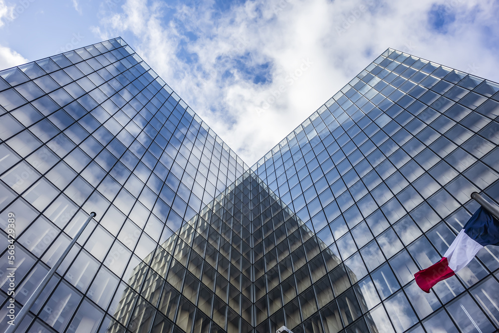 Modern architecture of Paris: National Library of France (Bibliotheque ...