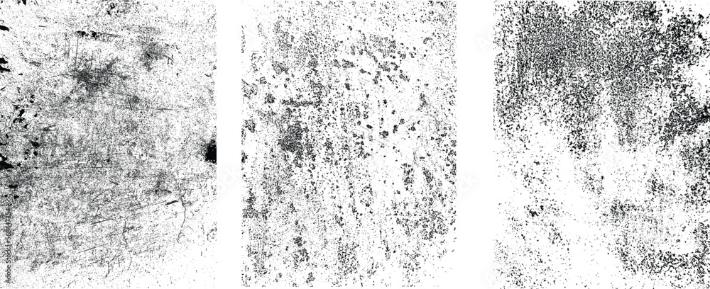 Grunge Urban Backgrounds set.Texture Vector.Dust Overlay Distress Grain ...