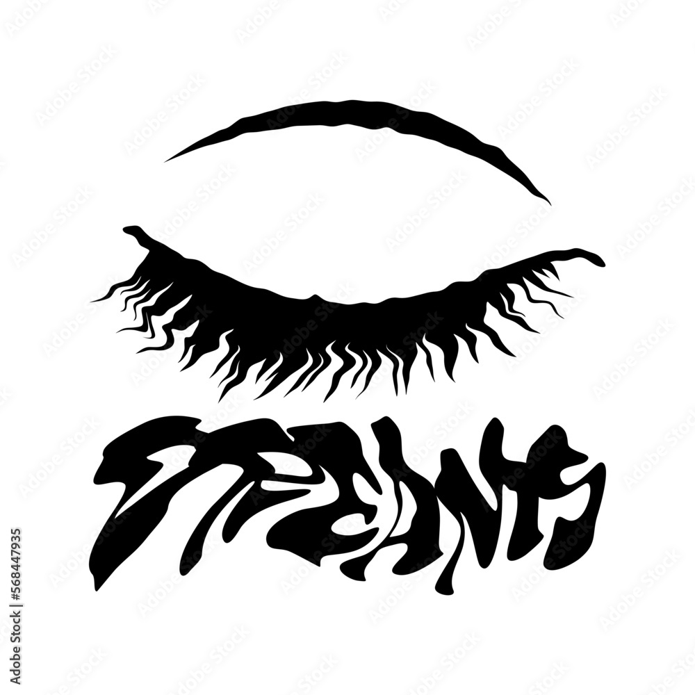 Closed Eye Graphic