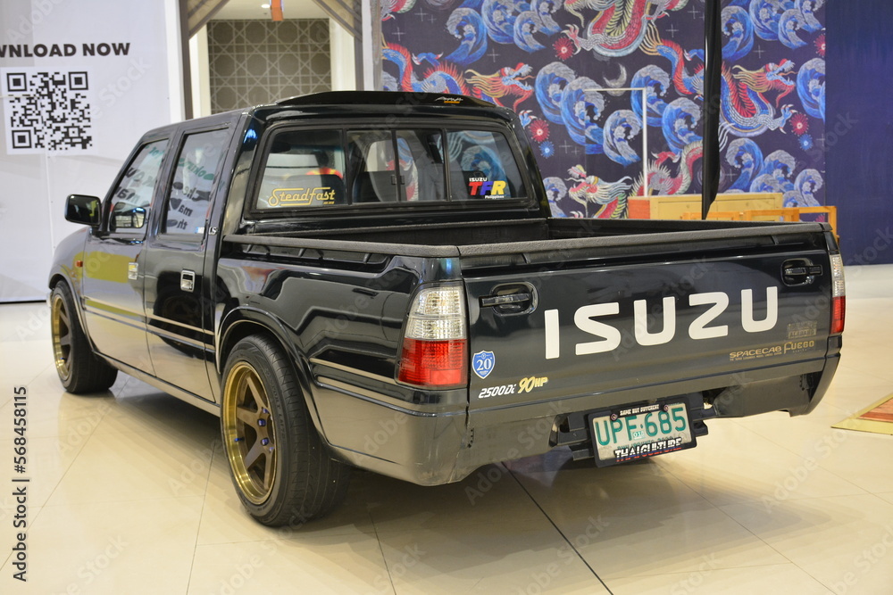 Isuzu fuego pick up at All out car show in Paranaque, Philippines Stock ...