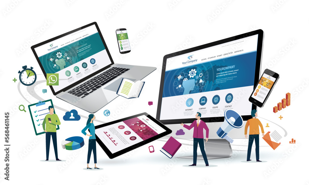 internet Stock Vector | Adobe Stock