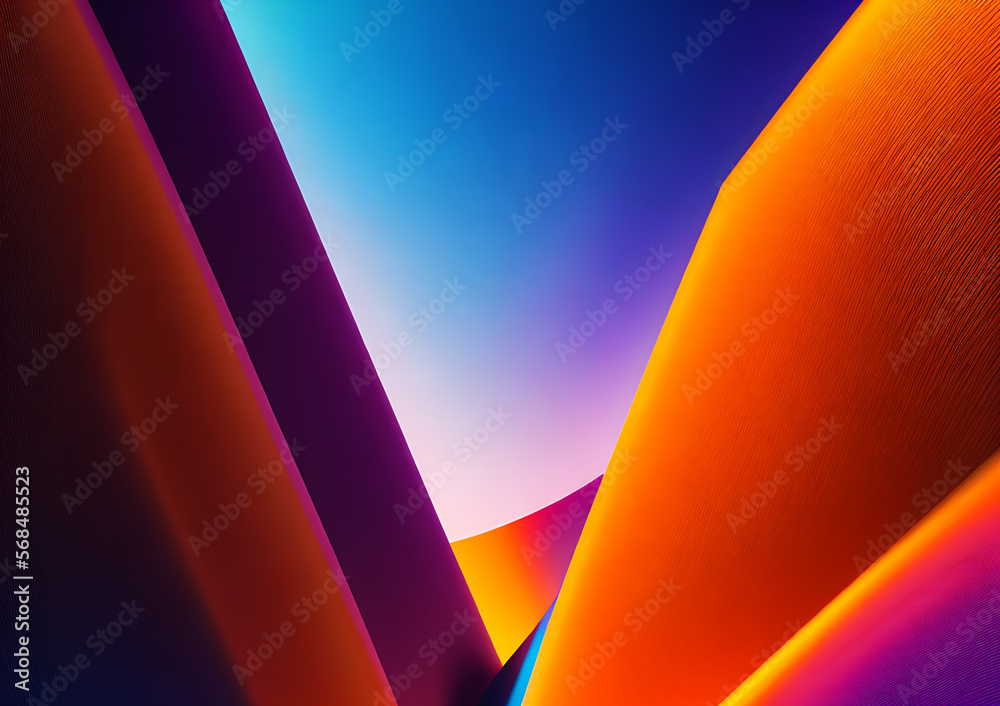 Experience the stunning combination of symmetry, color, and abstract ...