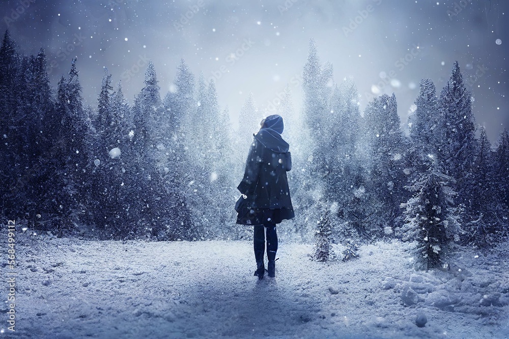 Snow Photoshop Overlays, snowscape backdrops, realistic snowflakes ...