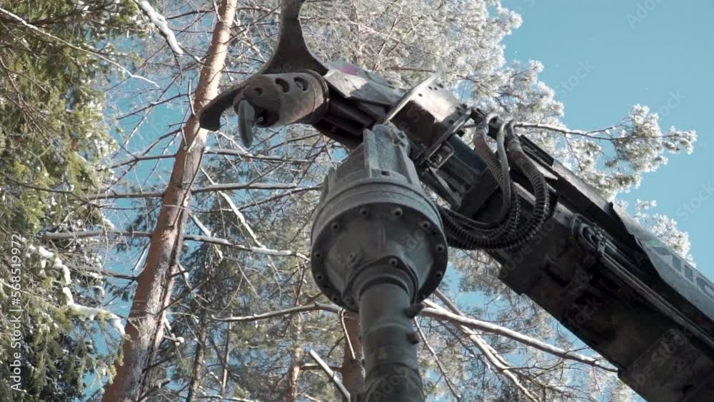 Earth Drilling Machine. Clip. Drilling of land for wells or mining ...