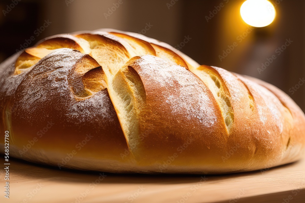 High-Resolution Image of Fresh Bakery Bread Showcasing its Aromatic and ...