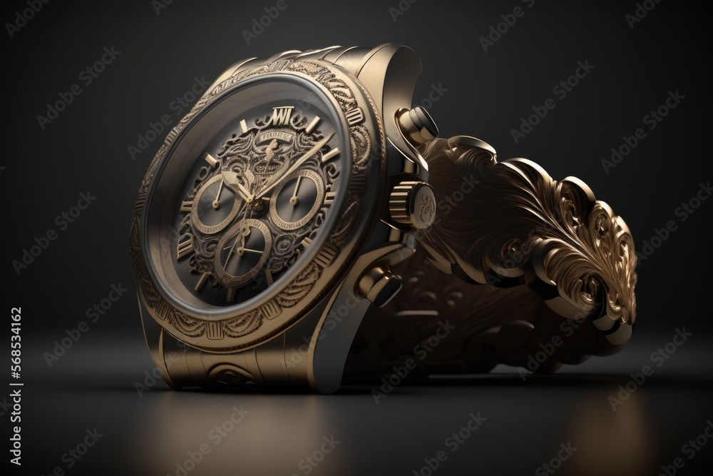 Isolated Luxury Watch 3D Render - Studio 8K UHD Image for Fashion ...