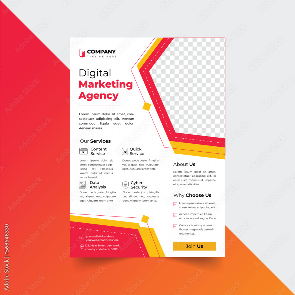 Innovative Business Flyer For Promotion Purpose With Creative Use Of ...