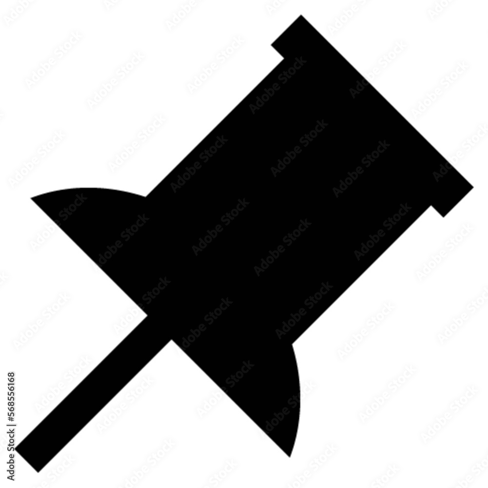 pin vector, icon, symbol, logo, clipart, isolated. vector illustration ...