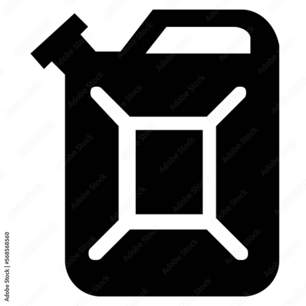 gas can vector, icon, symbol, logo, clipart, isolated. vector ...