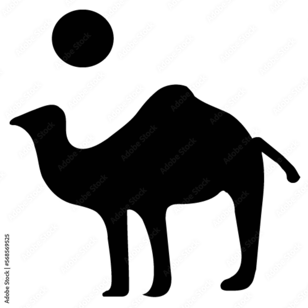 camel vector, icon, symbol, logo, clipart, isolated. vector ...