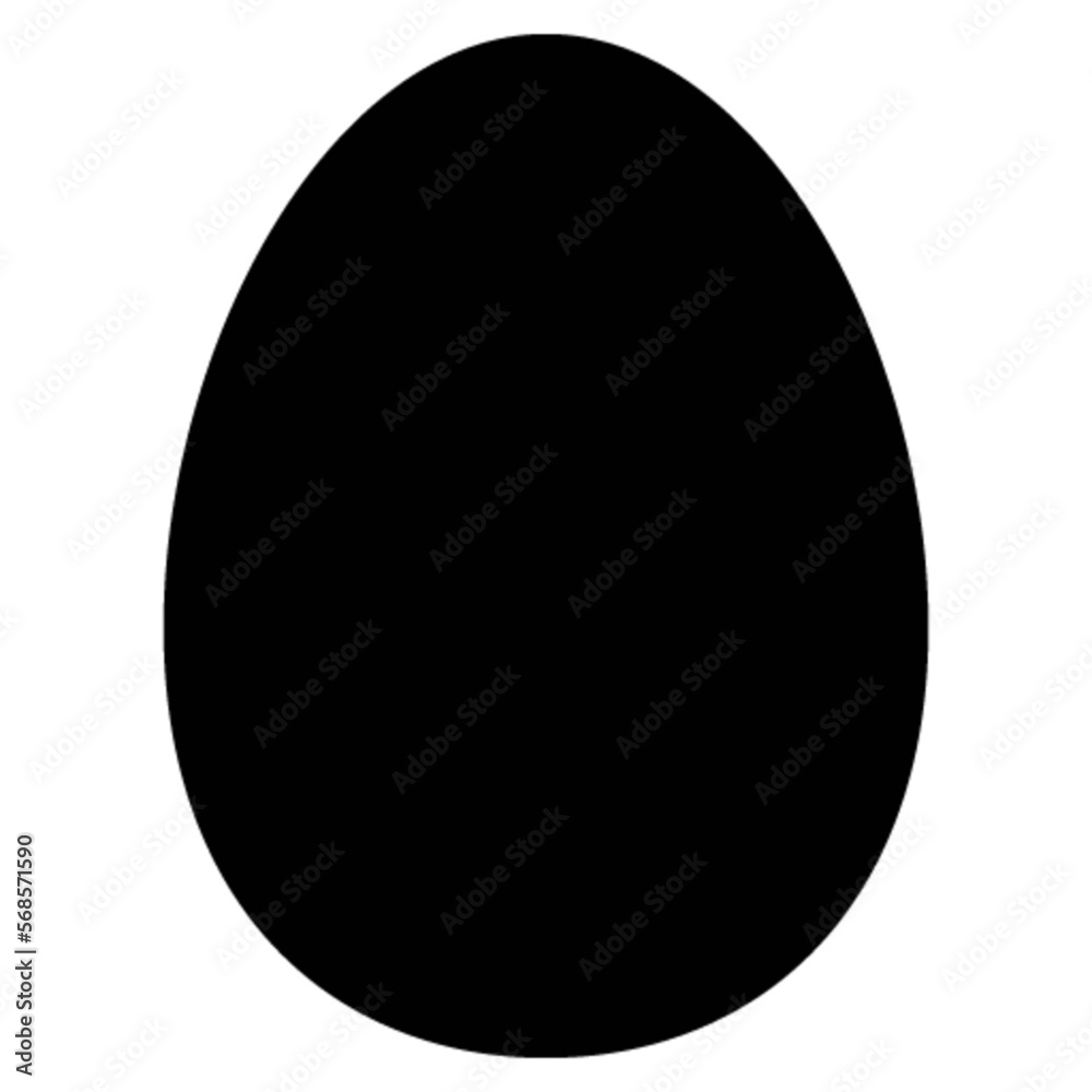 egg vector, icon, symbol, logo, clipart, isolated. vector illustration ...