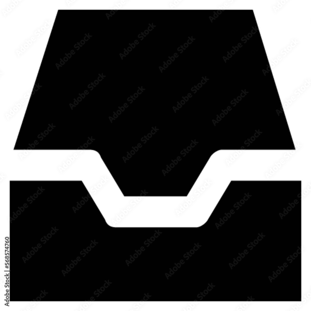 file box vector, icon, symbol, logo, clipart, isolated. vector ...