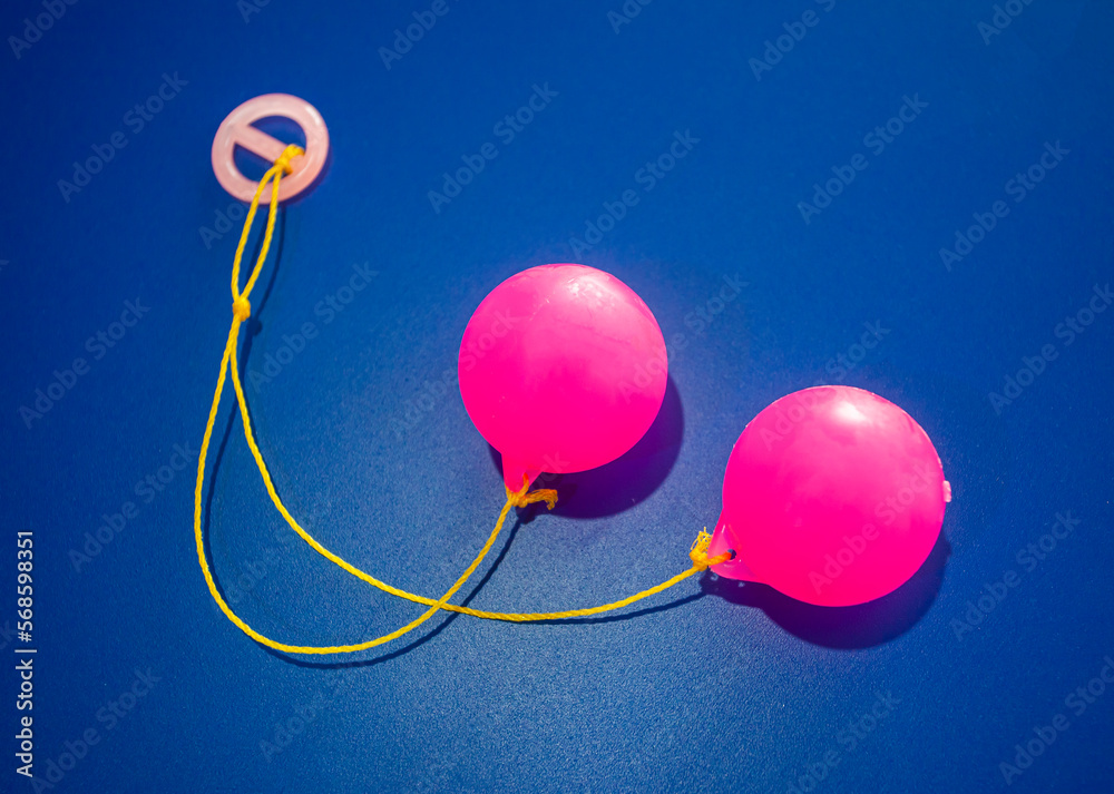 Selective focus photo of Lato-Lato, a traditional children's toy which ...