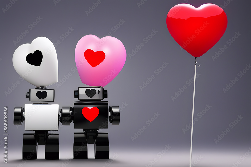 In a world of automation and advanced technology, two robots find ...