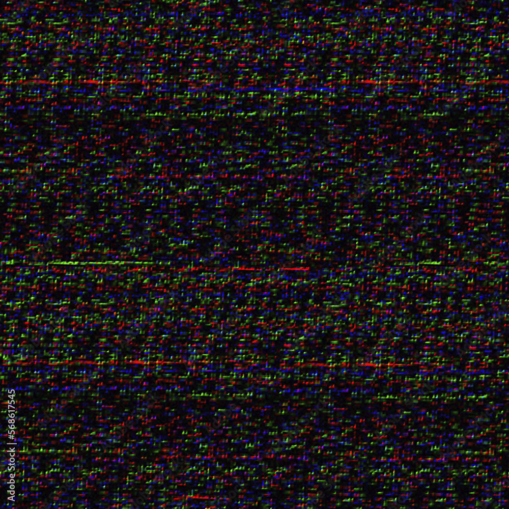 Seamless Glitch Noise Texture. Abstract Image with Interference on the ...
