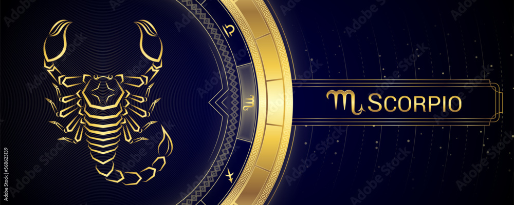 Scorpion Scorpio Zodiac Star Sign, Symbol Background, Horoscope ...