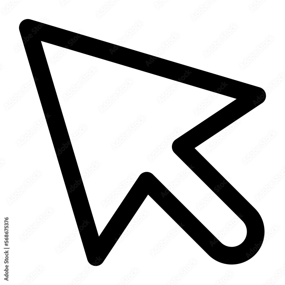 Cursor Icon Stock Vector | Adobe Stock