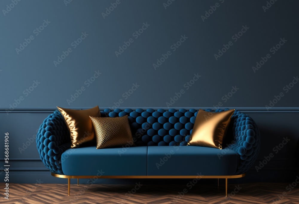 Stockillustratie Modern And Classic Living Room Interior Design ...