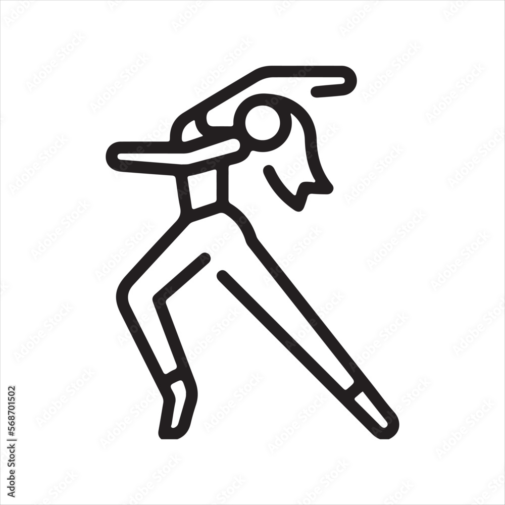 man and woman dancing icon on white background. dancing couple sign ...