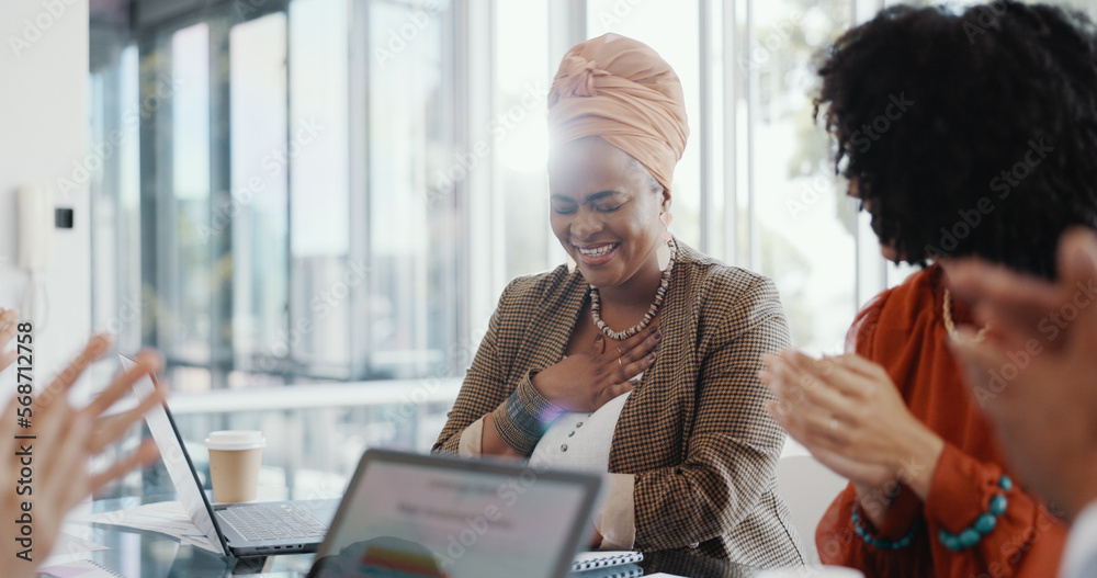 Congratulations Promotion Woman