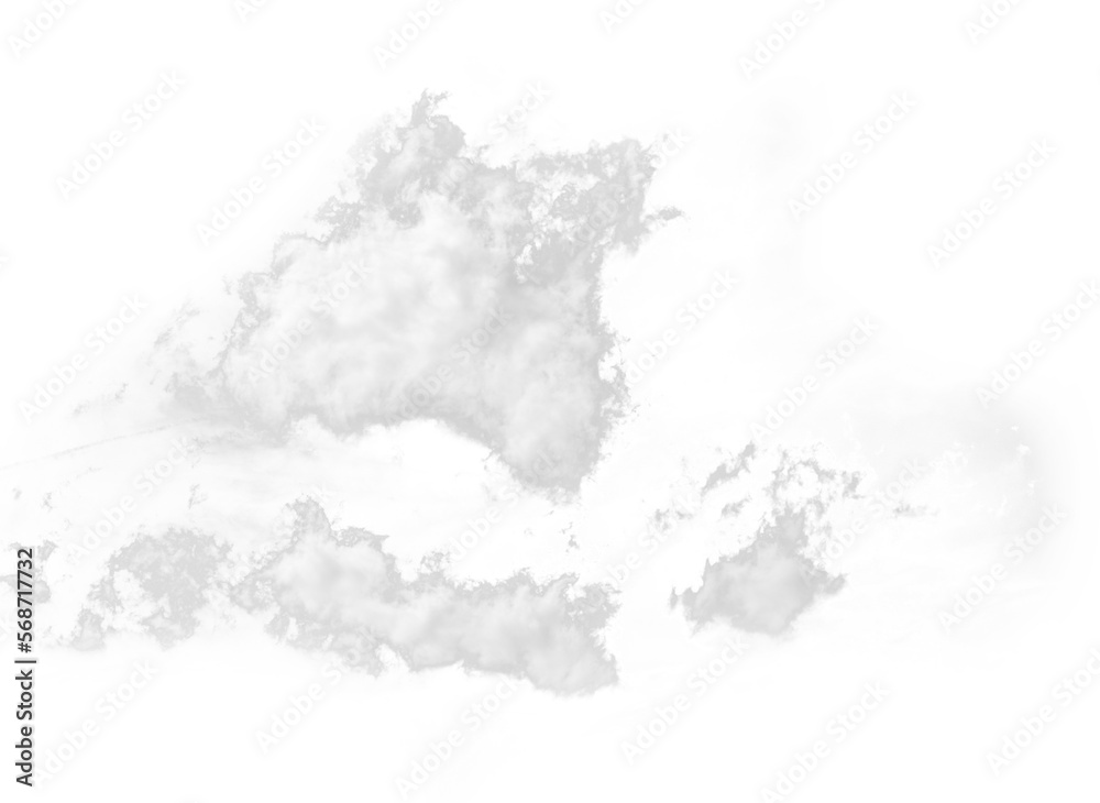 Isolated PNG cutout of a cloud on a transparent background, ideal for ...