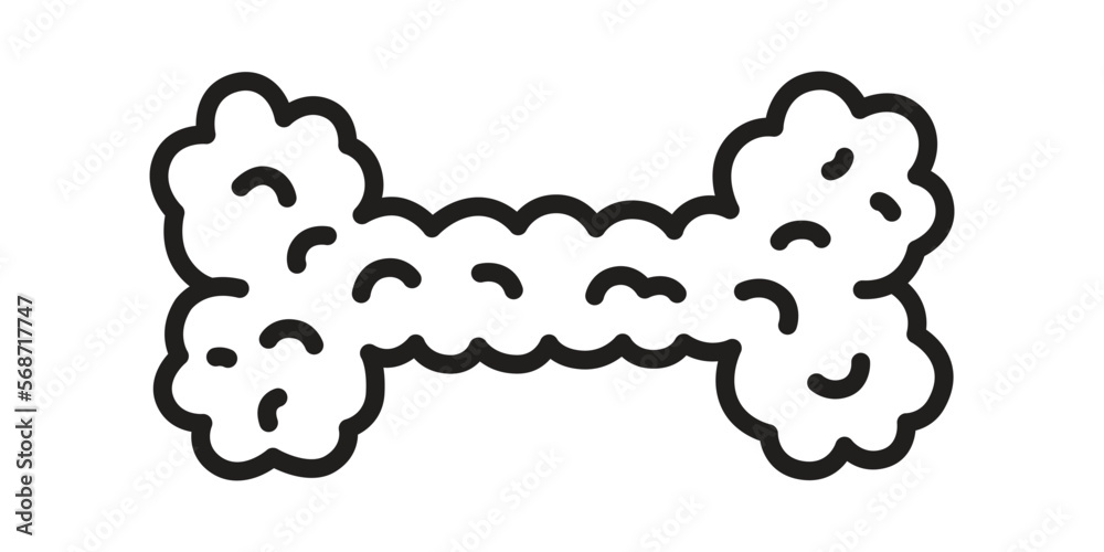 dog bone icon vector cheese sponge logo skull pirate symbol cartoon ...