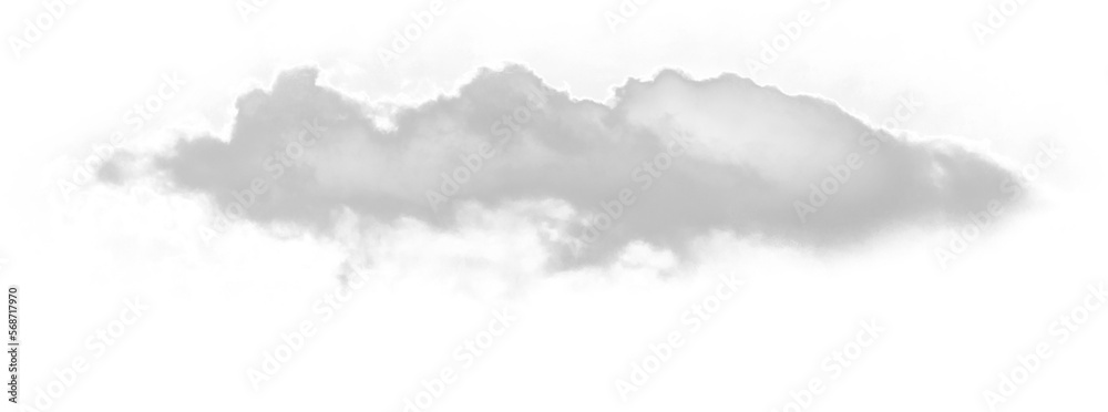 Isolated PNG cutout of a cloud on a transparent background, ideal for ...