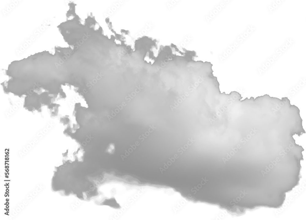 Isolated PNG cutout of a cloud on a transparent background, ideal for ...