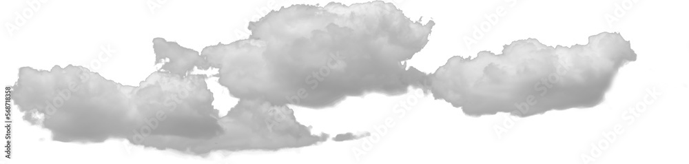 Isolated PNG cutout of a cloud on a transparent background, ideal for ...