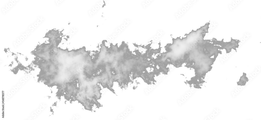 Isolated PNG cutout of a cloud on a transparent background, ideal for ...