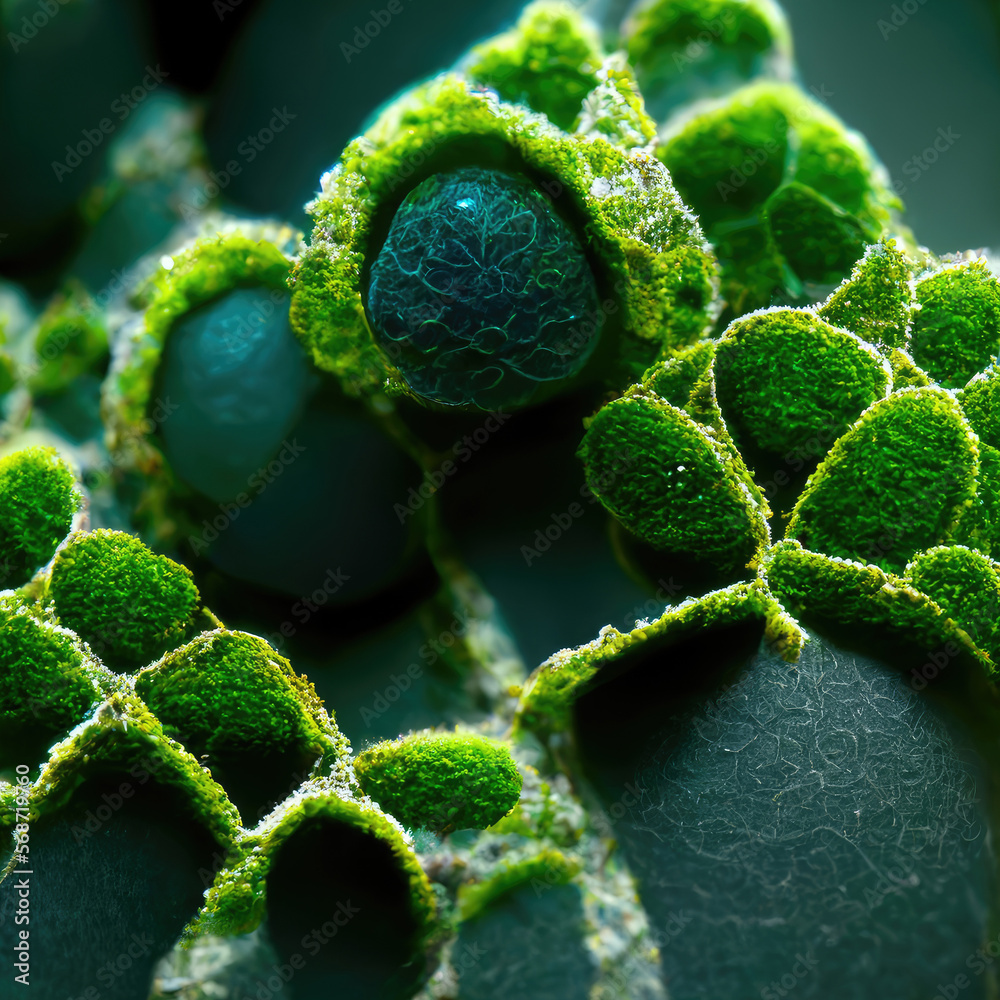 3d illustration of the human microbiome Stock Illustration | Adobe Stock
