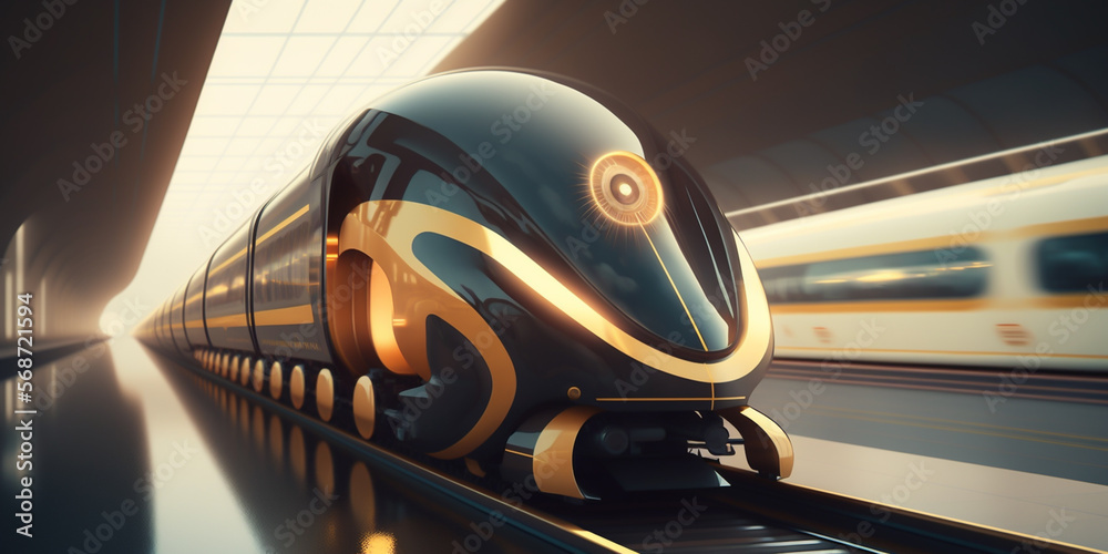 Revolutionary transportation system. The features of monorail, maglev ...