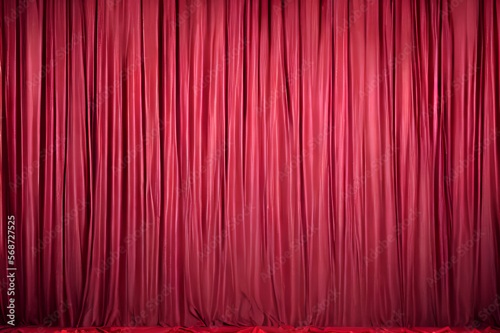 silk red curtain background Stock Illustration | Adobe Stock