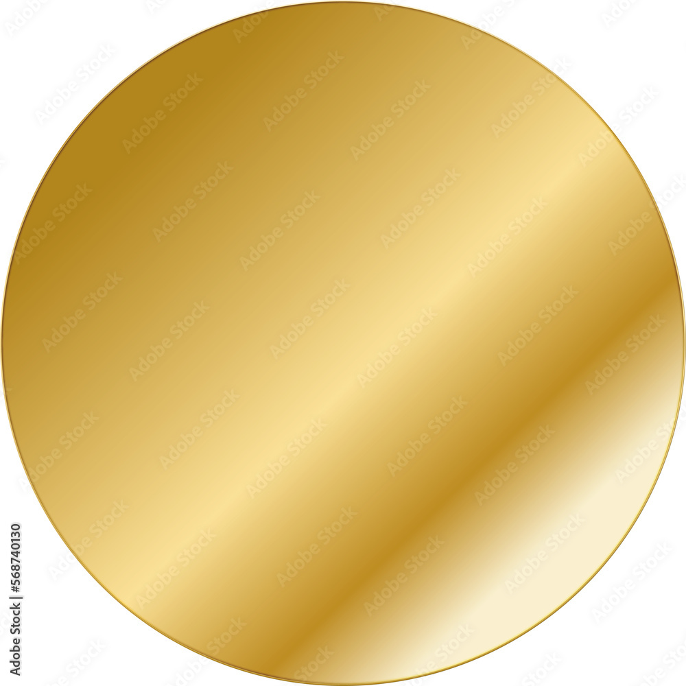 Round gold style, numismatic, coin Stock Illustration | Adobe Stock