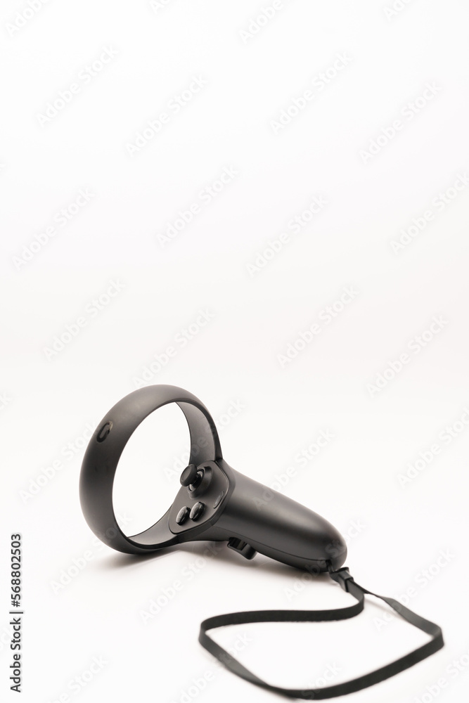 oculus rift touch controller isolated on white background. virtual ...