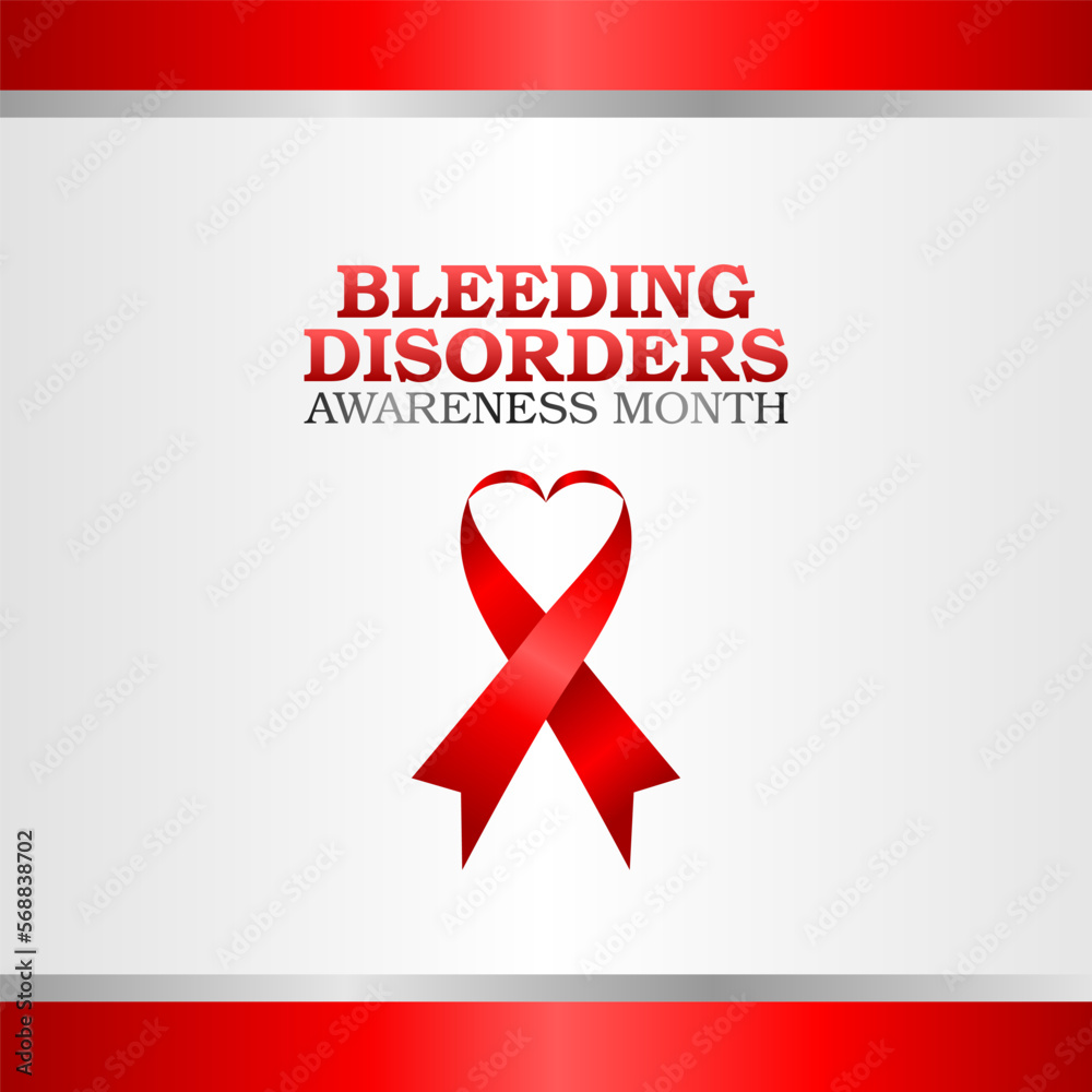 vector graphic of bleeding disorders awareness month good for bleeding ...