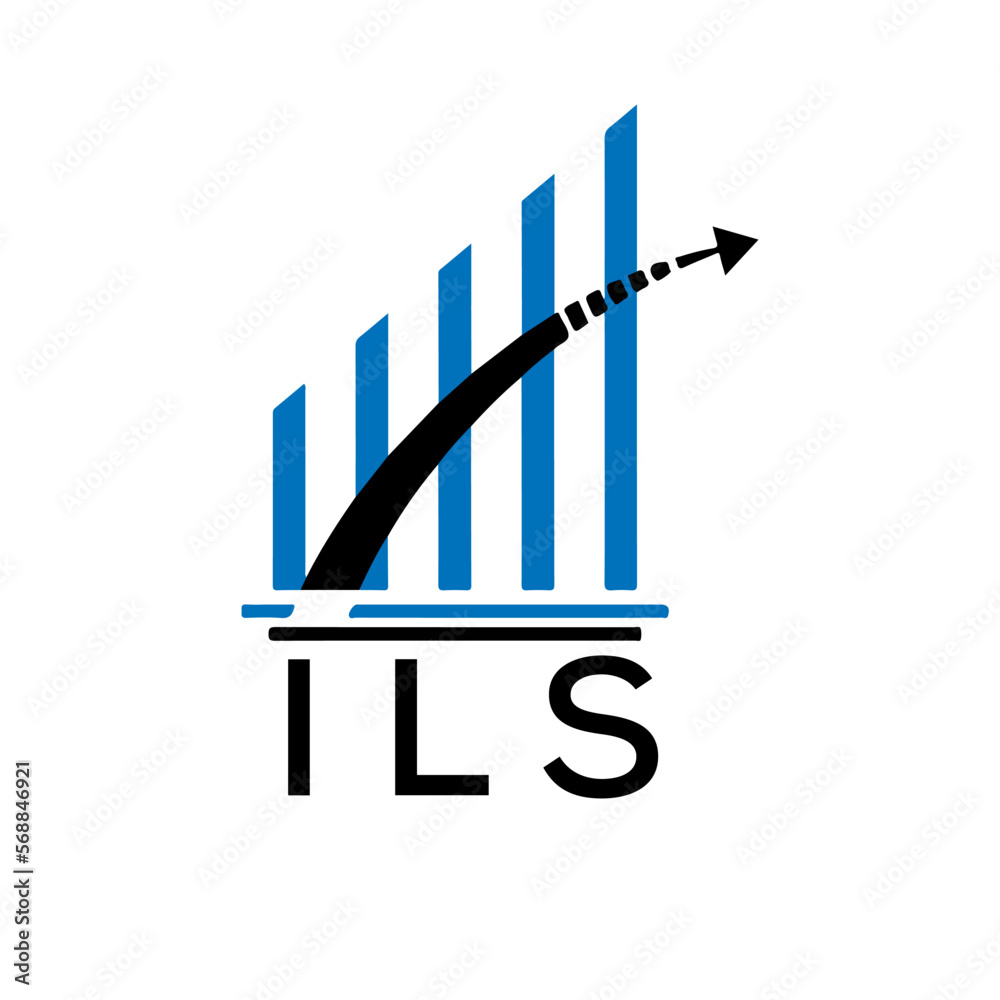 ILS letter logo. ILS blue image on white background. ILS vector logo ...
