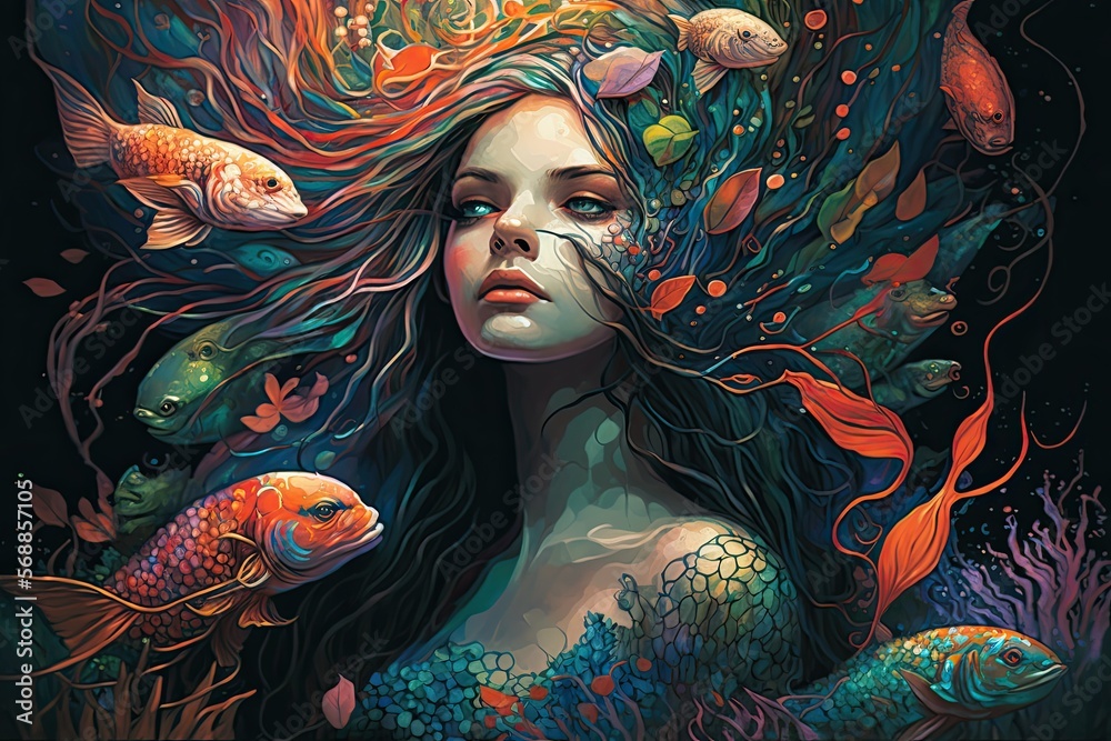 Mermaid Fantasy Art Wallpaper