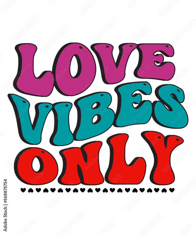 Retro Valentine's PNG Bundle, Retro Valentine Png, Groovy Valentines ...