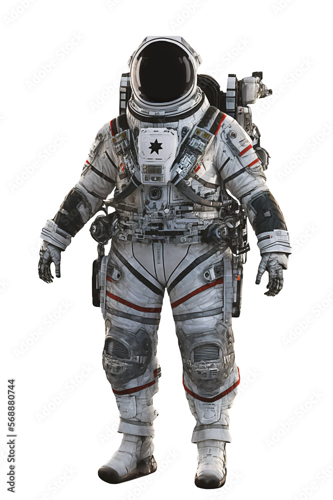 Space suits isolated on transparent background. Ai generated. Stock ...