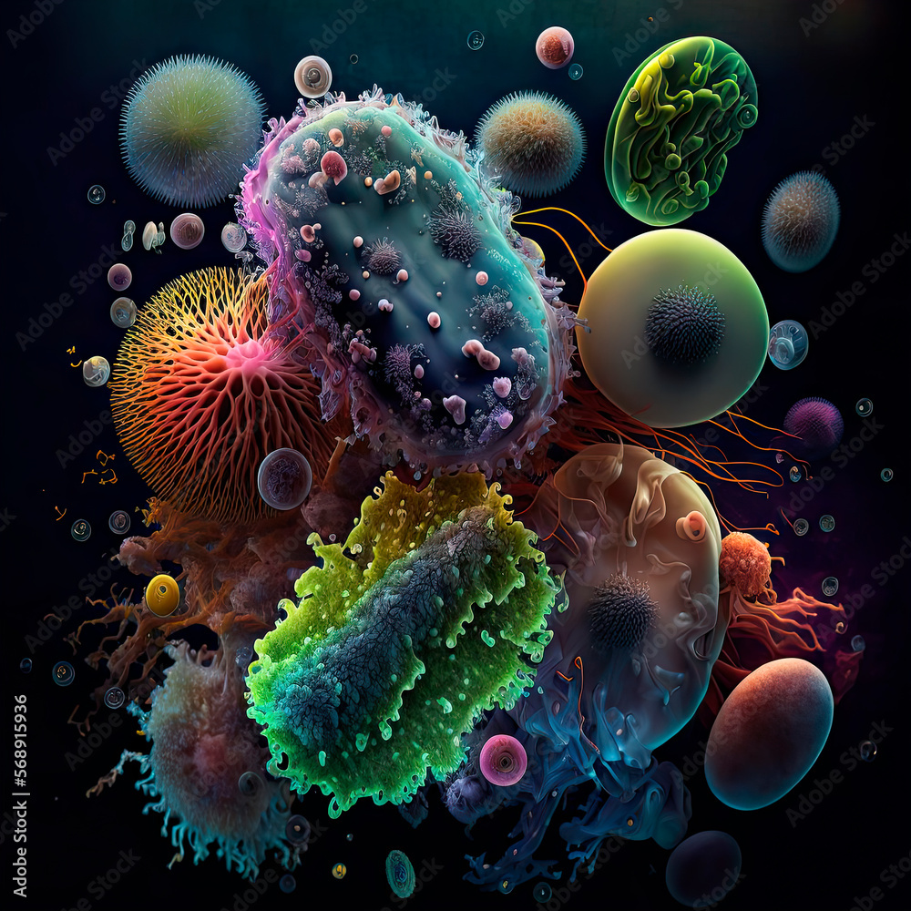 Bacteria Neisseria gonorrhoeae or Neisseria meningitidis, gonococcus ...